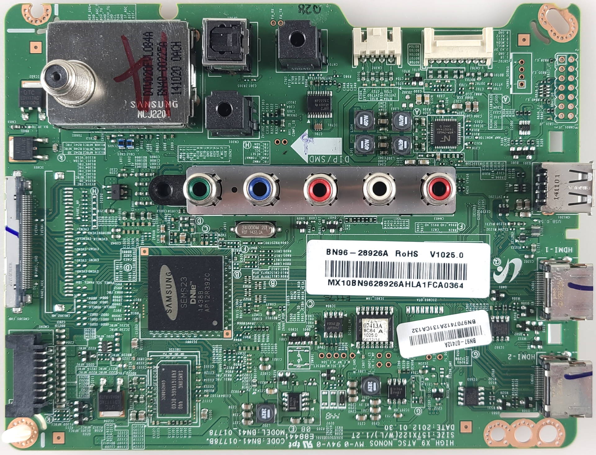 TVParts.ca - Samsung BN96-28926A Main Board